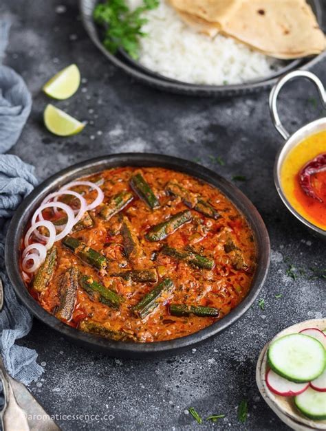 Bhindi Masala Gravy Recipe Aromatic Essence