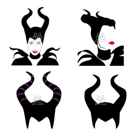 Maleficent Face Silhouette