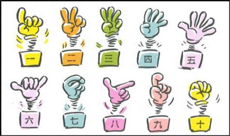 数字手势卡通图 数字2卡通图 数字9卡通图 第2页 大山谷图库