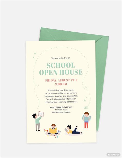 Editable School Invitation Templates In Psd To Download