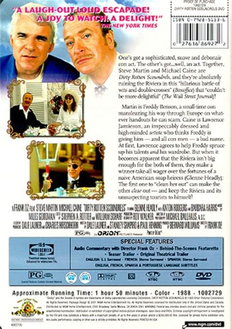 Dirty Rotten Scoundrels Dvd 1988 Dvd Empire