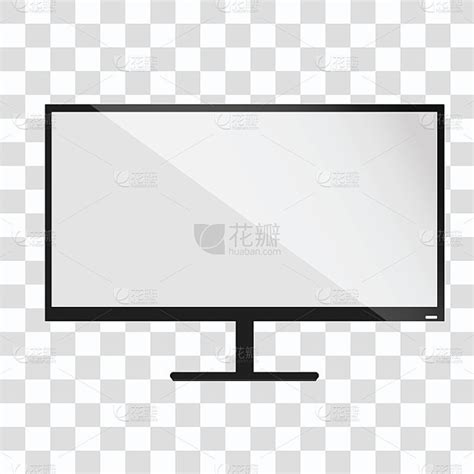 监控图标电脑的象征矢量图