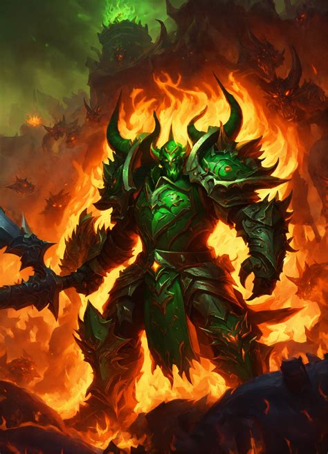 Lexica An Army Of The Demonic Burning Legion Invading Azeroth World