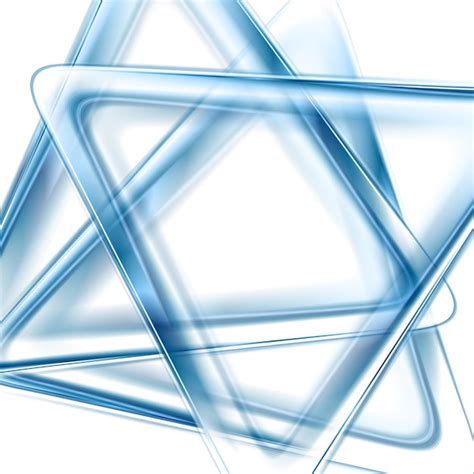 Premium Vector Blue Glossy Triangles Abstract Tech Background Modern Geometric Vector Design