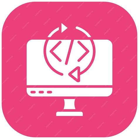 Premium Vector Programming Cycle Vector Illustration Style