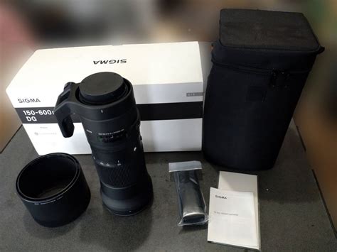 【目立った傷や汚れなし】sigma 150 600mm F5 6 3 Dg Os Hsm Contemporary Canon Ef用【中古