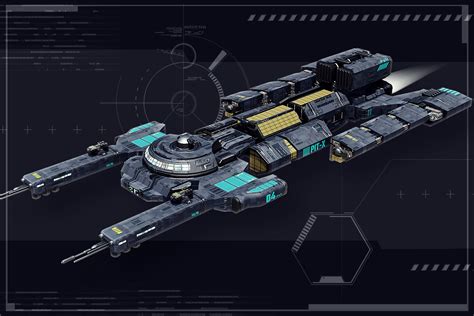 Deep Space Scout 3d 宇宙船 Unity Asset Store