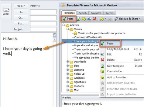 How To Create An Email Template In Outlook Using Quick Steps Design Talk