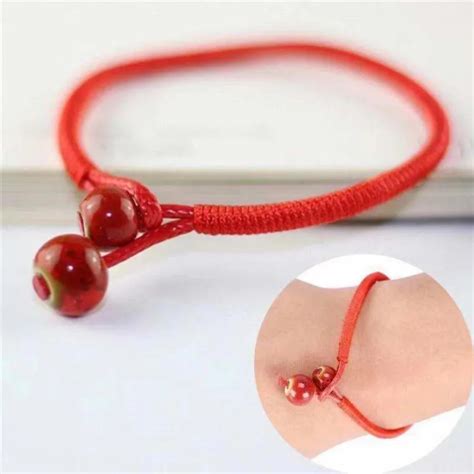 Lucky Bead Red String Bracelate Lazada Ph