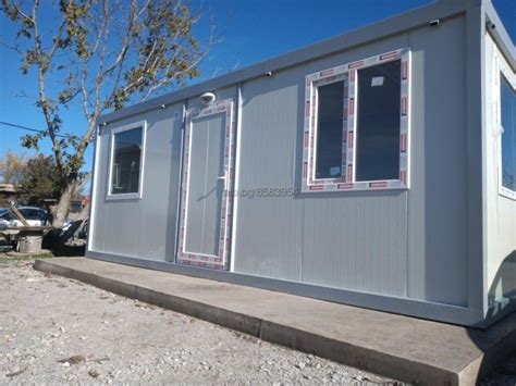 Жилищен контейнер Сглобяема къща Офис Павилион Wc Мобилен фургон склад Павилиони сергии
