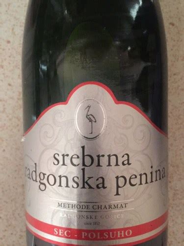 Radgonske Gorice Srebrna Radgonska Penina Sec Vivino Hong Kong