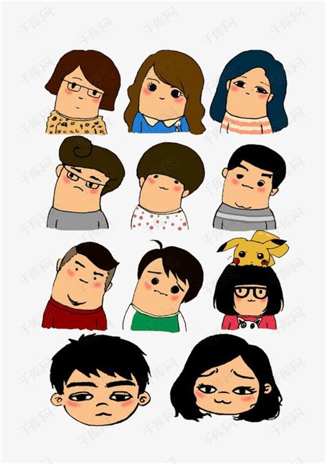 歪头图片简笔画简笔画图片大全 伤感说说吧