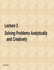 Effective Problem Solving Strategies: Analytical vs. Creative | Course Hero