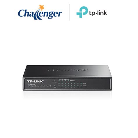 Tp Link 8 Port Gigabit Desktop Switch With 4 Port Poe Tl Sf1008p Shopee Singapore