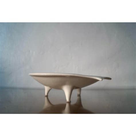 1950s Mid Century Modern Sascha Brastoff Biomorphic Pottery Dish