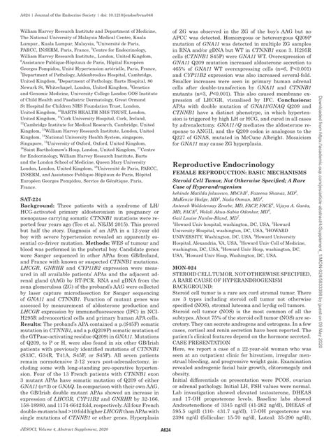 Pdf Mon 024 Steroid Cell Tumor Not Otherwise Specified A Rare Case