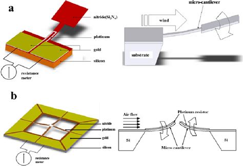 A Design Of Cantilever Type Sensor Adapted From [66] B Download Scientific Diagram