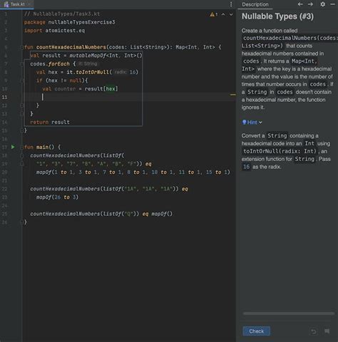Kotlin Nullable Type Count Hexadecimal Numbers Program Youtube