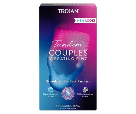 Trojan Tandem Couples Vibrating Ring Massager Big Lots