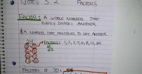 Mr Brzenskis Math Class Pre Algebra Notes 32