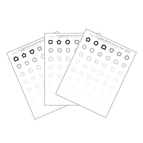 Contrast Sensitivity Chart Sloan Patti Pics Pv Numbers Optotypes