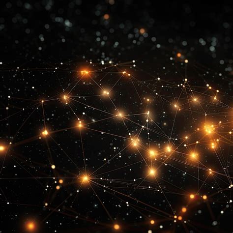 Premium Ai Image Abstract Polygonal Space Background With Connecting