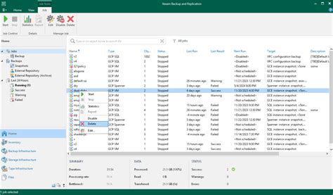 Deleting Backup Policies Veeam Backup For Google Cloud User Guide