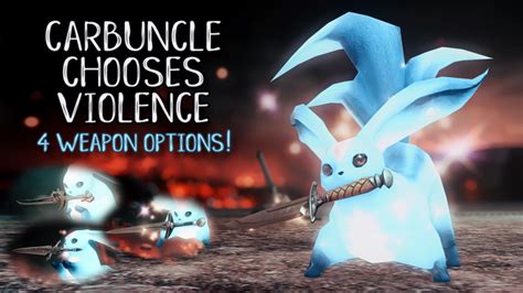 Carbuncle Chooses Violence The Glamour Dresser Final Fantasy Xiv