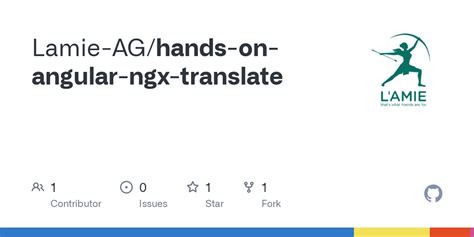 GitHub Lamie AG Hands On Angular Ngx Translate