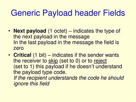 PPT Header And Payload Formats PowerPoint Presentation Free Download ID 723526