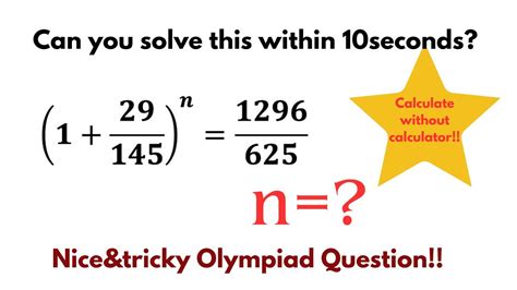 N Calculate Without Calculator Nice Tricky Olympiad Question Tricky Maths