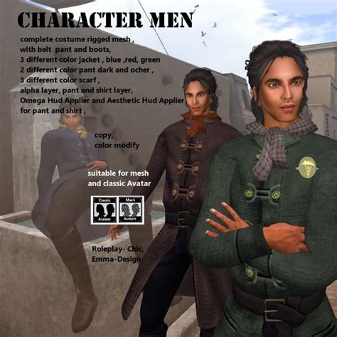 Second Life Marketplace Rp Chic Charakter Männer