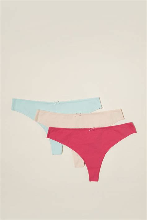 Organic Cotton G String 3pk