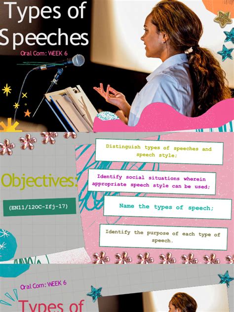 Types Of Speeches And Speech Styles Pdf