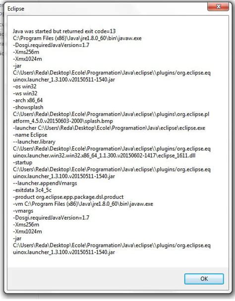 Erreur d installation Eclipse Résolu Forum Java