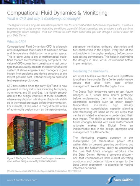 Computational Fluid Dynamics Monitoring Pdf Computational Fluid