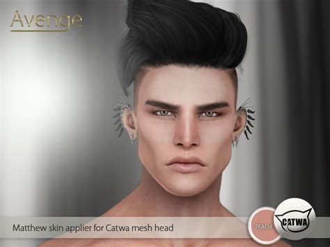 Second Life Marketplace Avenge Matthew Skin Applier For Catwa Peach