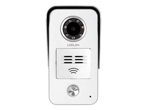 Supply Remote Unlocking Camera White Outdoor Intercom With Ic Card And