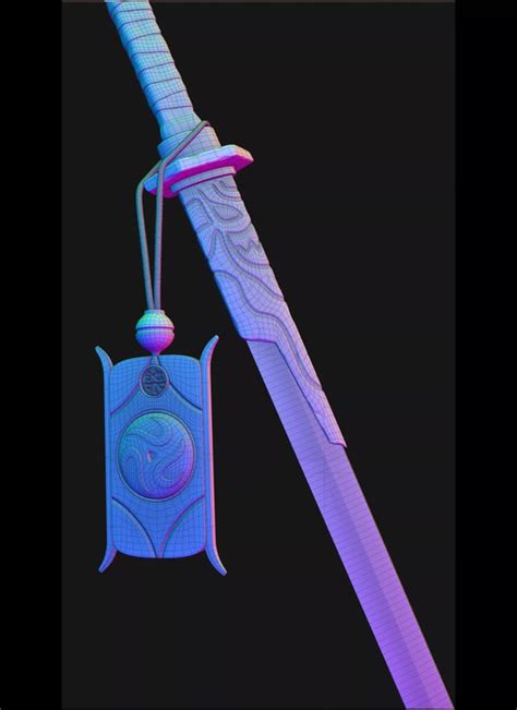 Thousand Demon Dagger From Scissor Seven Modelled In Blender And