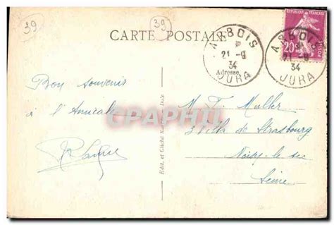 Carte Postale Ancienne Bourg De Sirod Jura Cascade Et Perte De L Ain