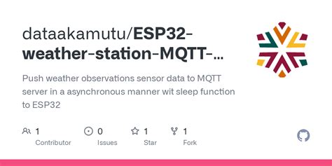 Esp32 Weather Station Mqtt Datapublishespo At Main · Dataakamutuesp32 Weather Station