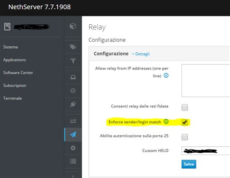 block permissions to send as this sender support nethserver community