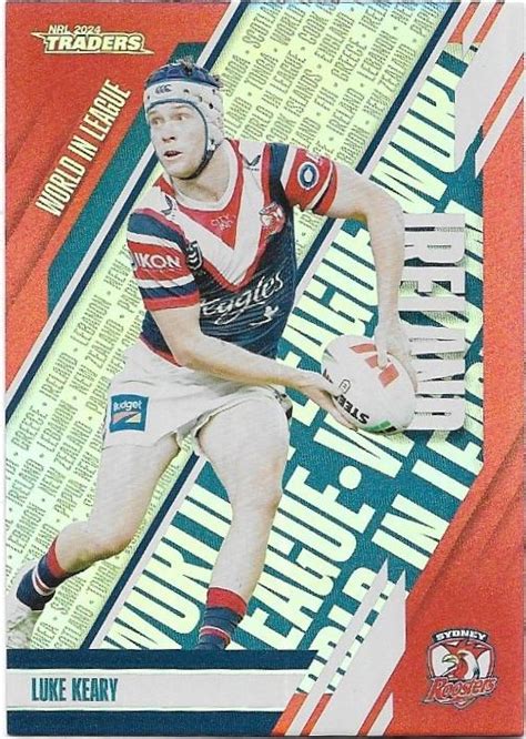 2024 Nrl Traders Titanium World In League Parallel Wlp45 Luke Keary