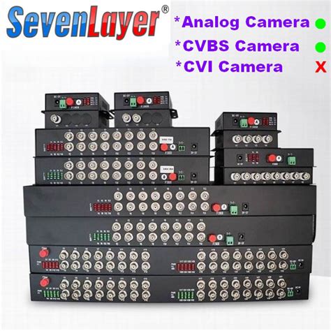 Analog Bnc Video To Fiber Optic Converter Price Transmitter Receiver