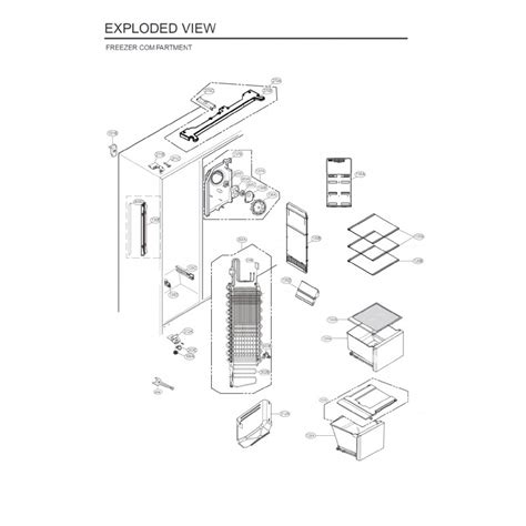 Lg Fridge Ice Maker Kit Aeq73029905 Gs B680pl Gs B680wl Gs M678pl Gs