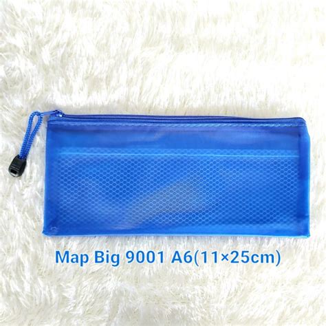 Jual Map Pocket File Big 9001 Zipper Resleting Warna A6 A5 A4 F4