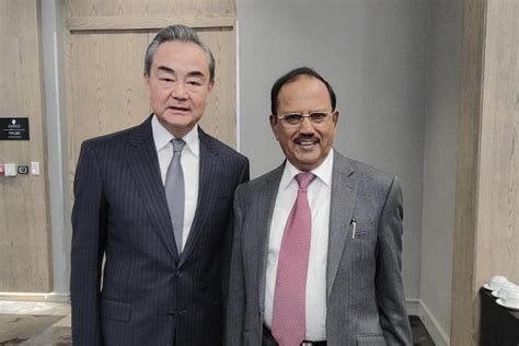 Ahead Of Xi Jinpings India Visit Nsa Ajit Doval And Chinese Diplomat