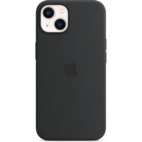 Калъф Apple Silicone Case with MagSafe за iPhone 13, Midnight - eMAG.bg
