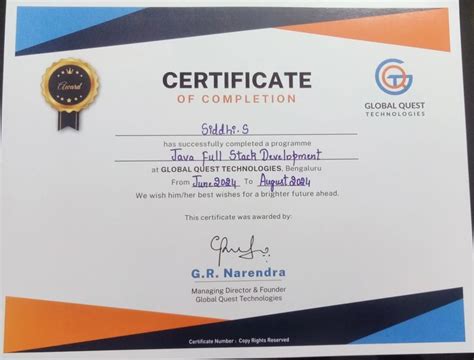 Siddhi S On Linkedin Happy To Share That Ive Completed My