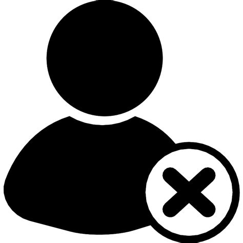 Delete User Vector Svg Icon Svg Repo